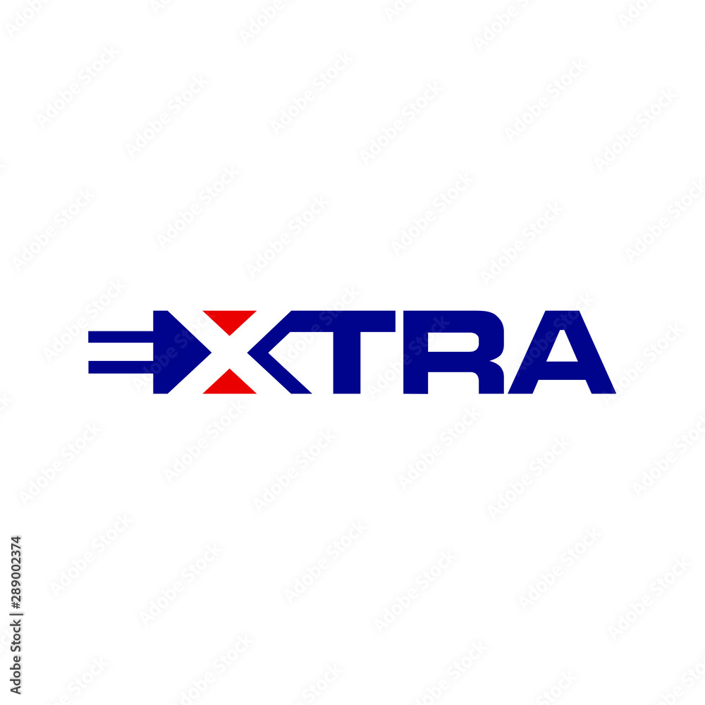 Letter Extra Logo. Special character letter X Symbol. Icon vector ...
