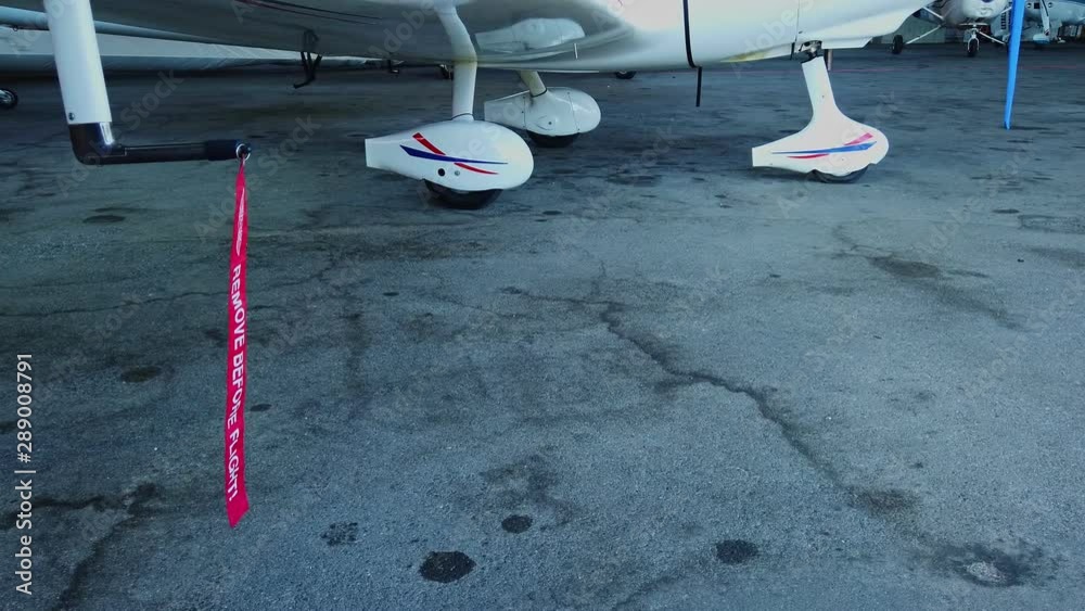 Remove before flight pitot tube cover on small general aviation ...
