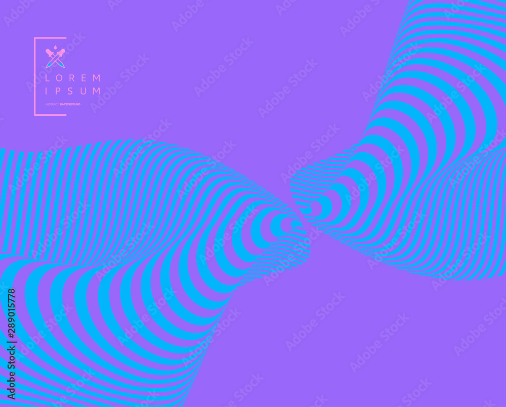 Vetor de Background with optical illusion. Pattern can be used as a ...