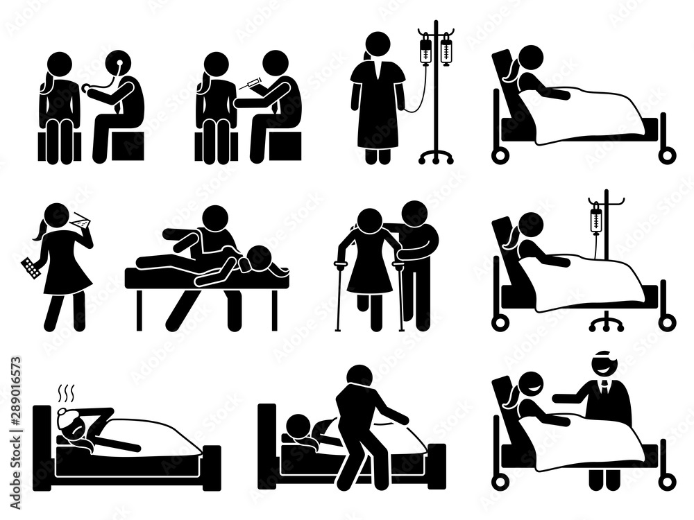 Sick, illness and injury treatment, medication, and rehabilitation for ...