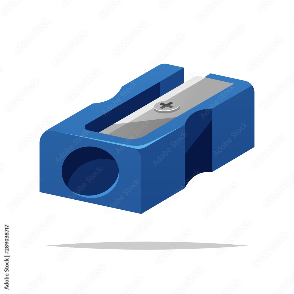 Pencil sharpener vector isolated illustration Stock Vector | Adobe Stock