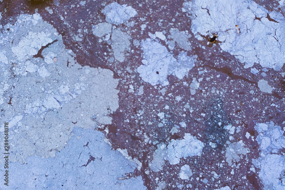 texture background. shot of dirty water, top view. Ecology ...