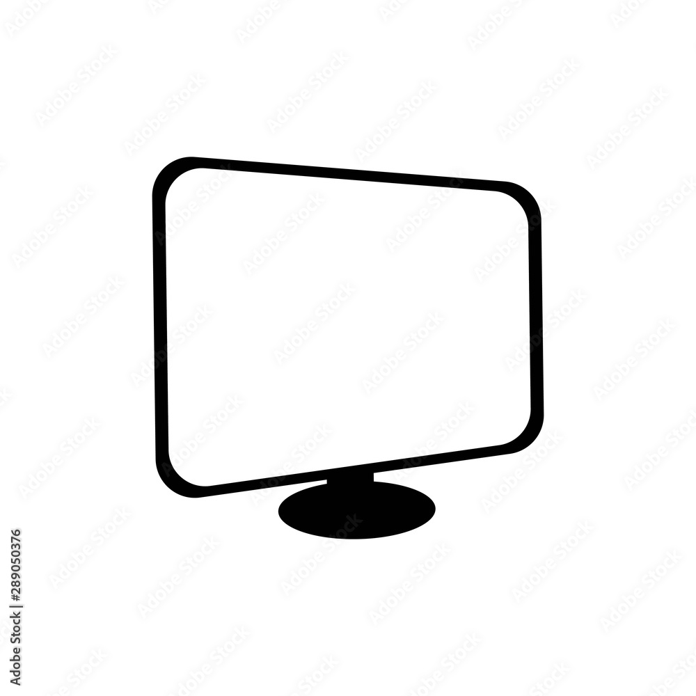 monitor logo vector Stock Vector | Adobe Stock