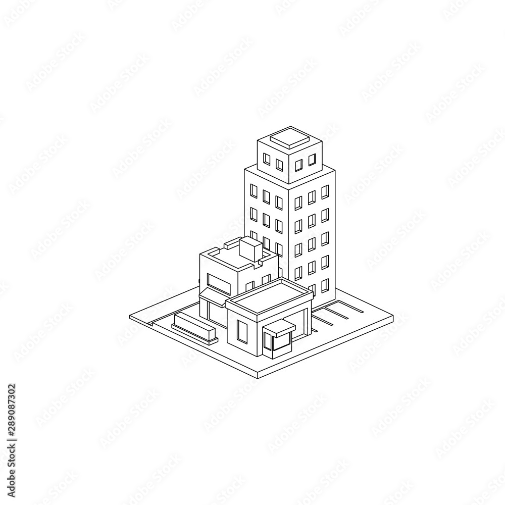 City Block Vector