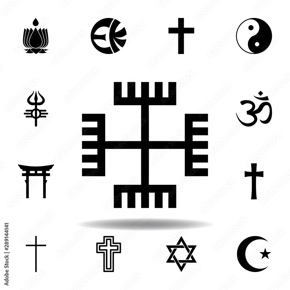 Vetor do Stock: religion symbol, Gnosticism icon. Element of religion ...