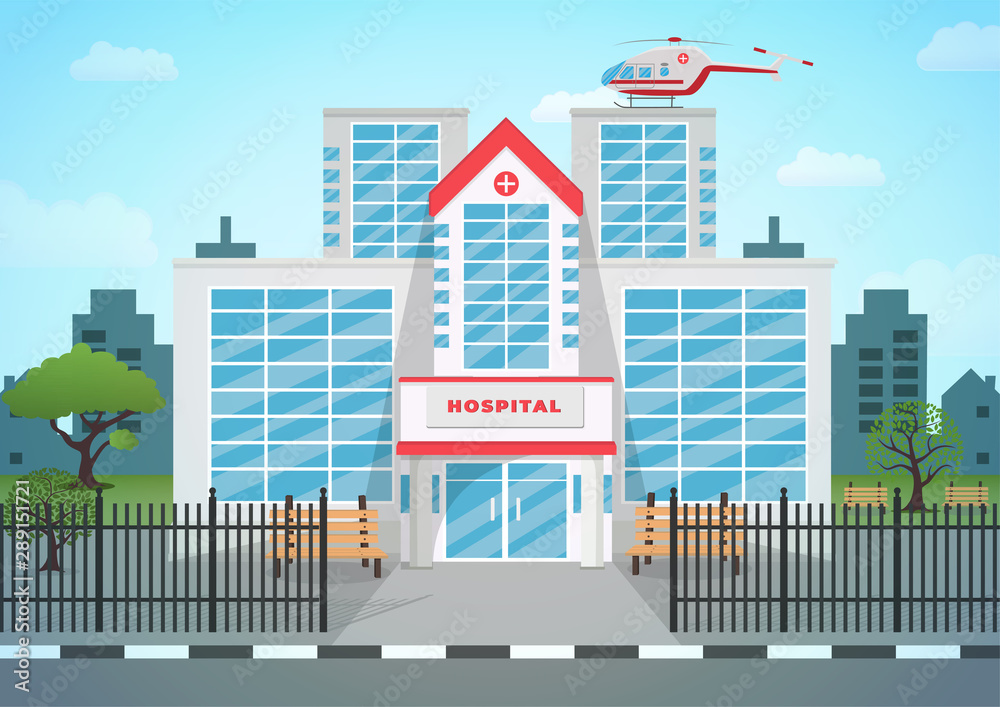 Hospital Building Wallpaper