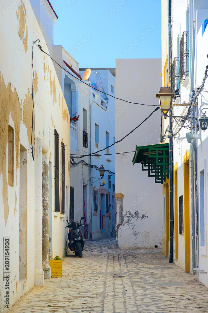 Desert Street in North Africa, Mahdia, Tunisia Stock Photo | Adobe Stock