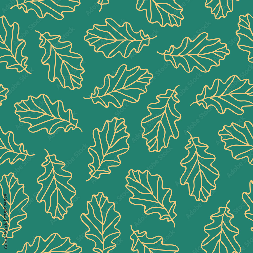 Simple Oak Leaf Pattern