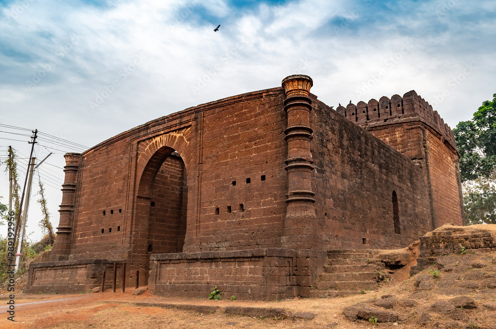 This Ancient Fine Arched gateway also known as PATHAR DARWAJA, built ...
