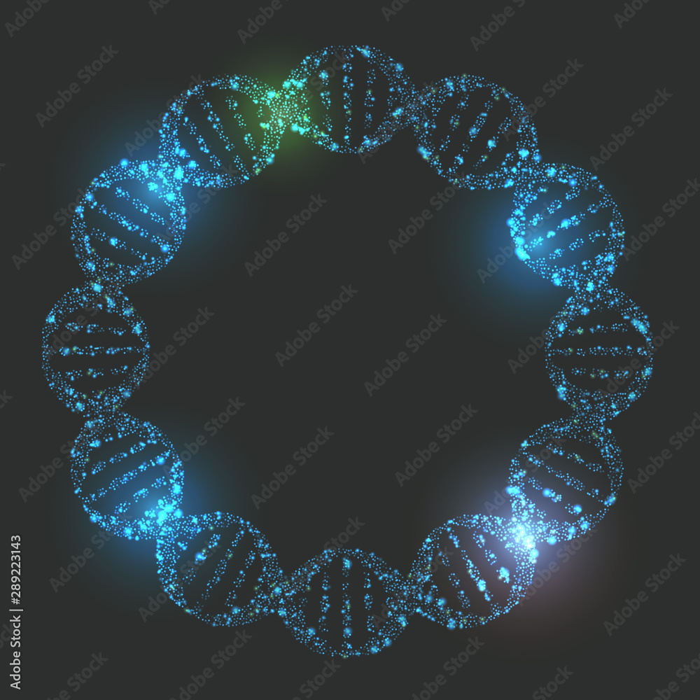 Poster for DNA test advertisement design. Stock Vector | Adobe Stock