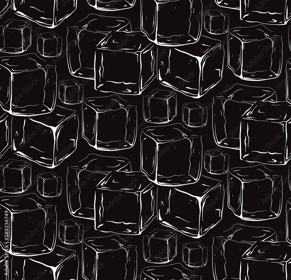 Seamless Ice Cube Texture