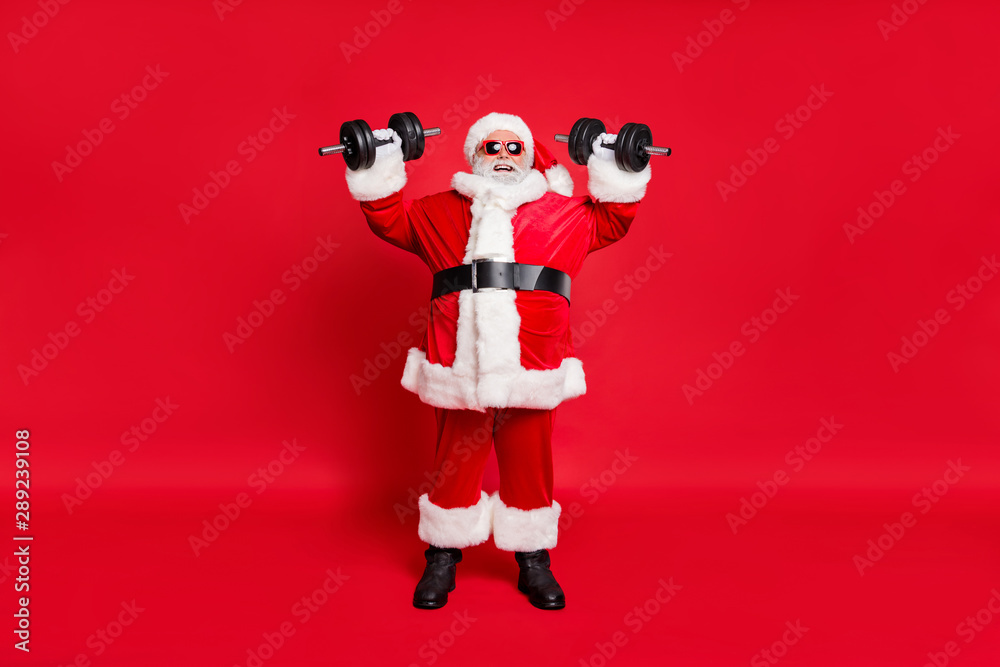 Foto de Full length body size view of his he nice attractive cheerful ...