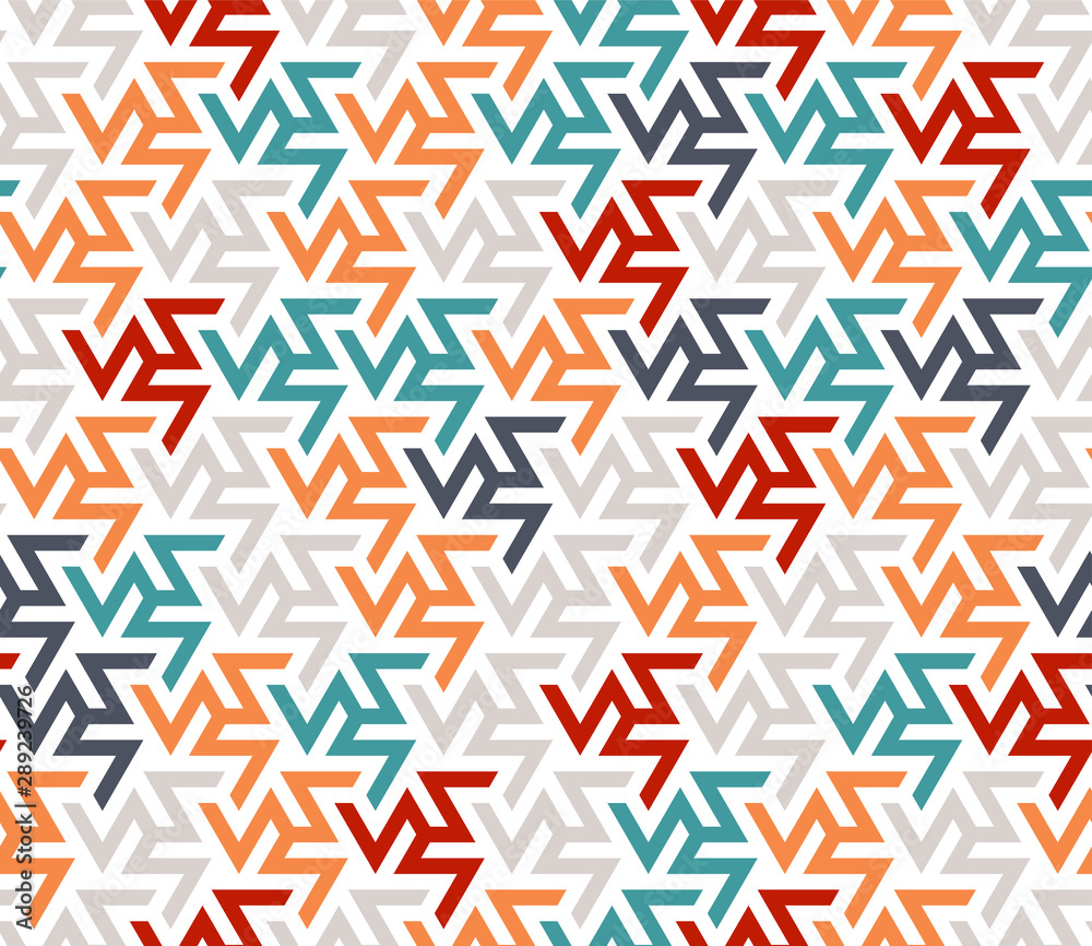 Colorful Zigzag Pattern