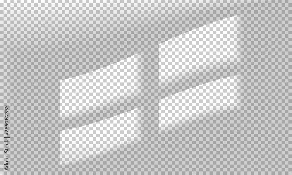 Vector illustration with shadow overlays on transparent background ...