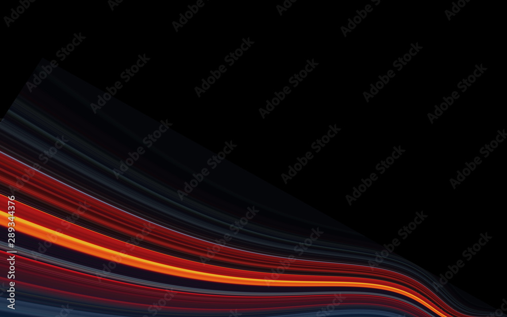 Abstract wave motion dynamic curve distorted smooth curve lines graphic ...
