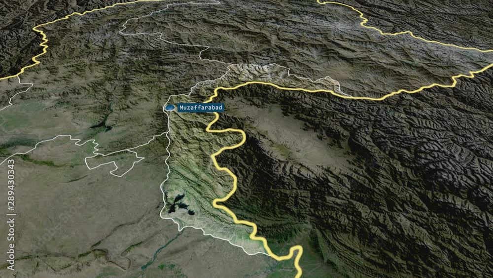 Vidéo Stock Azad Kashmir - centrally administered area of Pakistan with ...