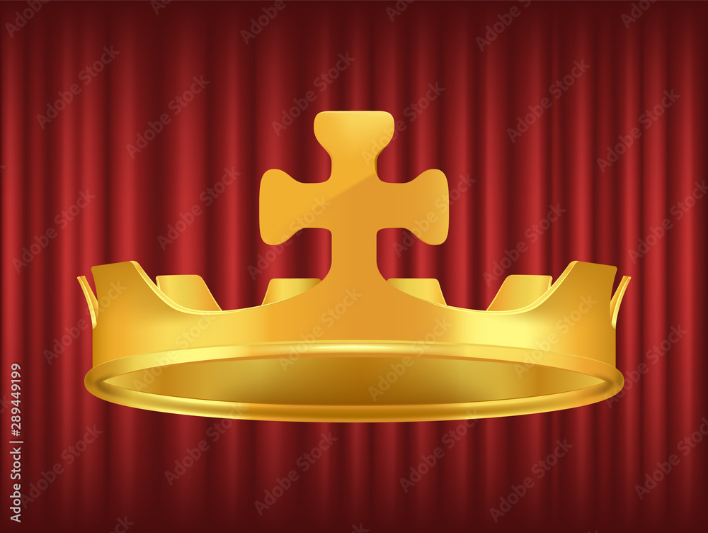 King Crown With Cross