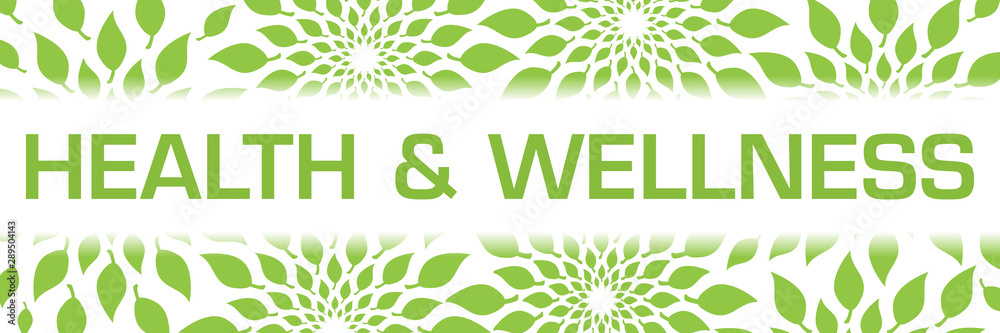 Health And Wellness Green Leaves Background Texture Horizontal Stock ...