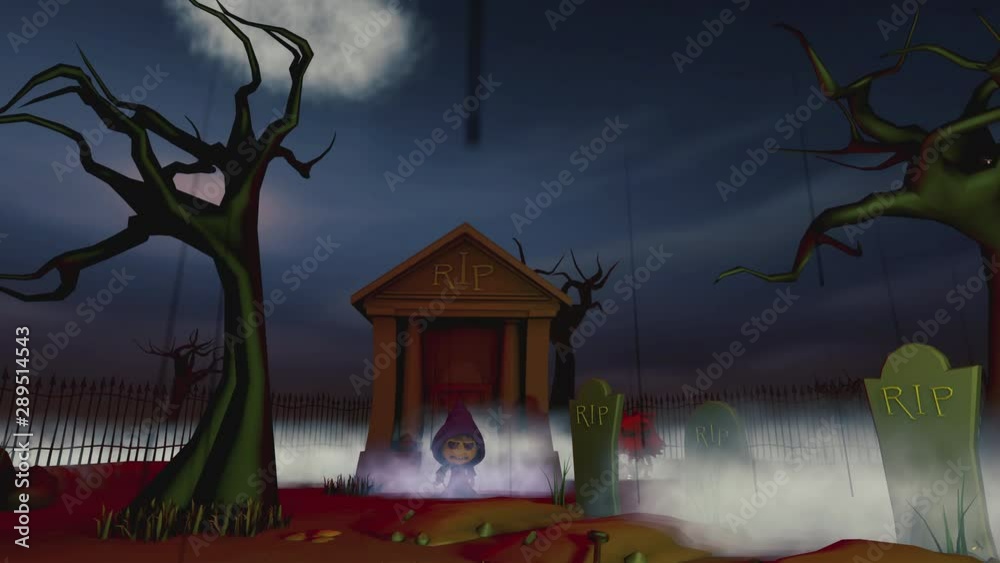 The Grim Reaper emerges from the Mausoleum angry and ready to party ...