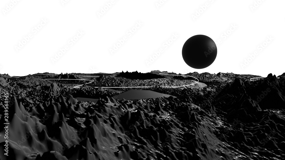 Dark Planet Surface