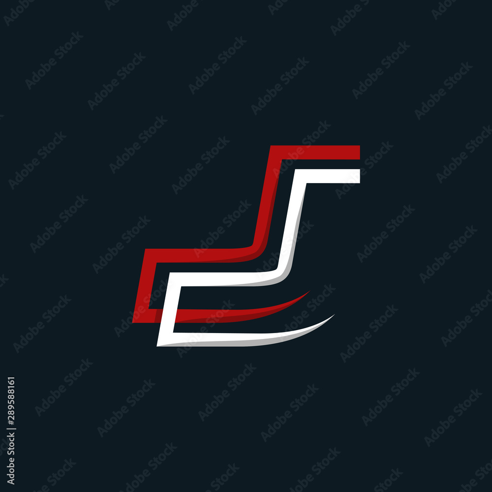 Letter JJ Creative Modern icon Logo Design Template Element Vector ...