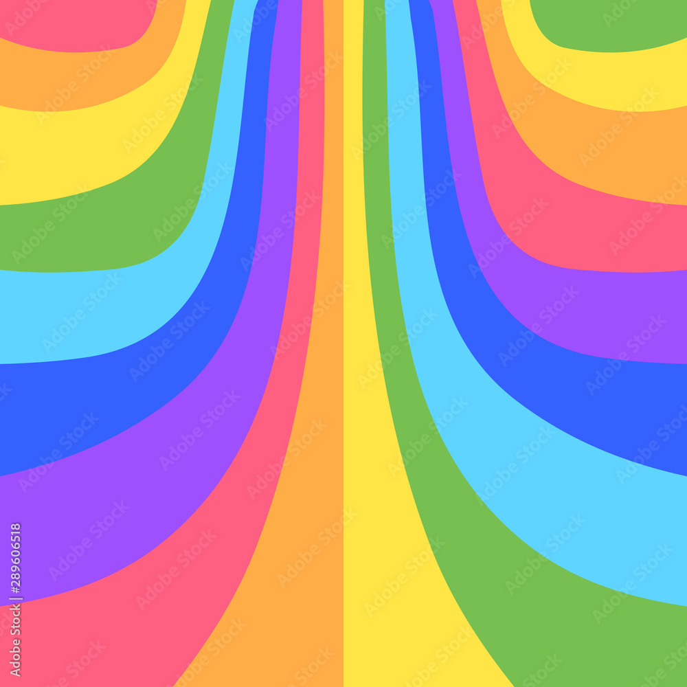 rainbow vector background wallpaper design Stock Vector | Adobe Stock