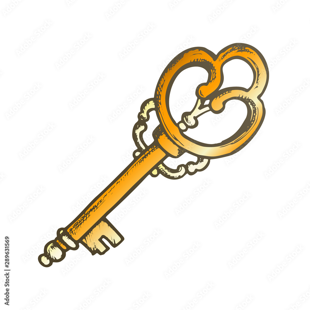 Vintage Lock And Key Clip Art
