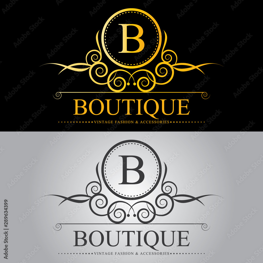 Boutique logo vector editable, ready to print, easy to edit, suitable ...