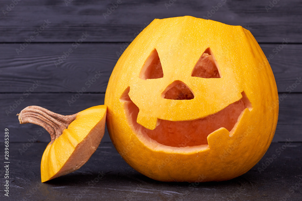 Funny Face Pumpkin Carvings