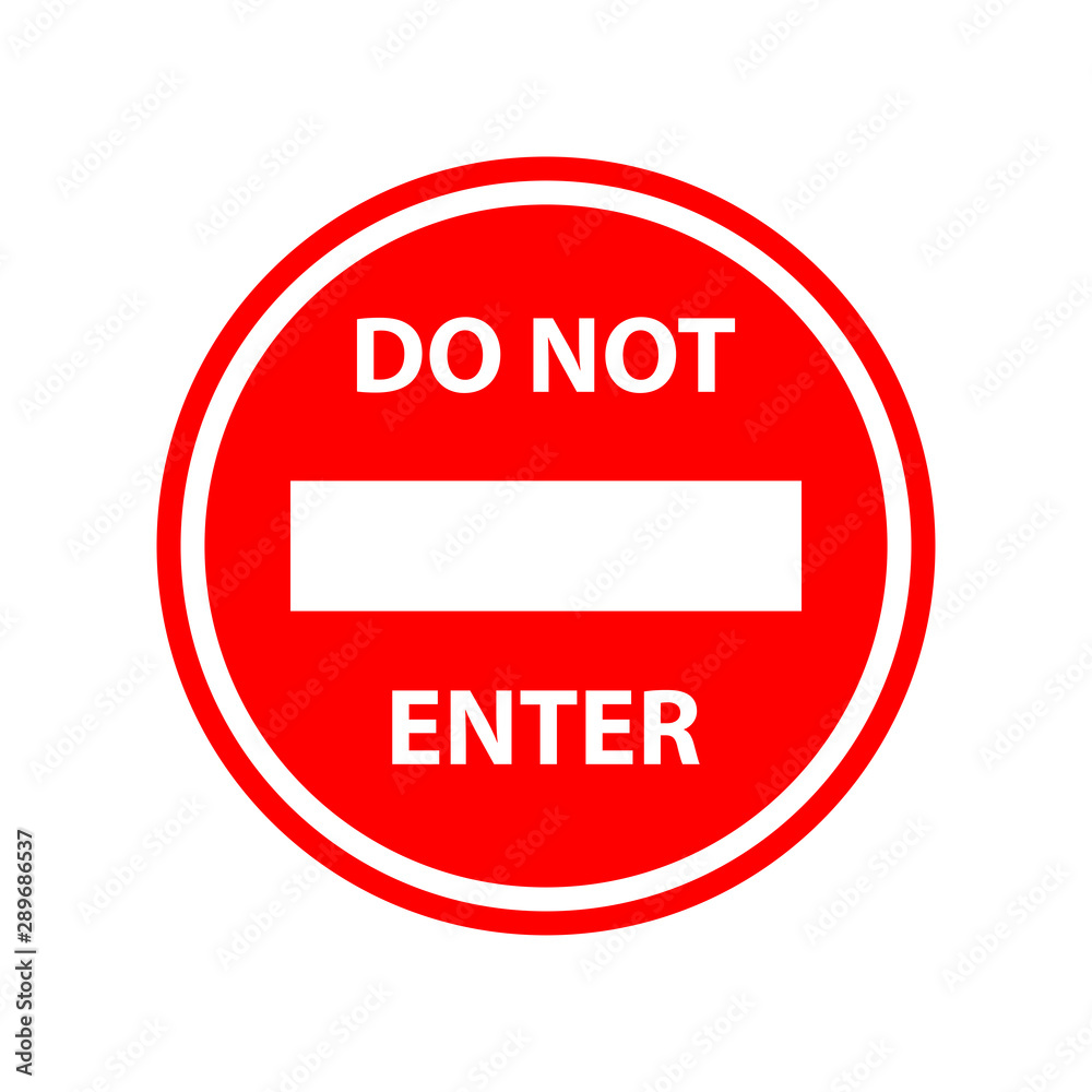 Do Not Sign Clipart