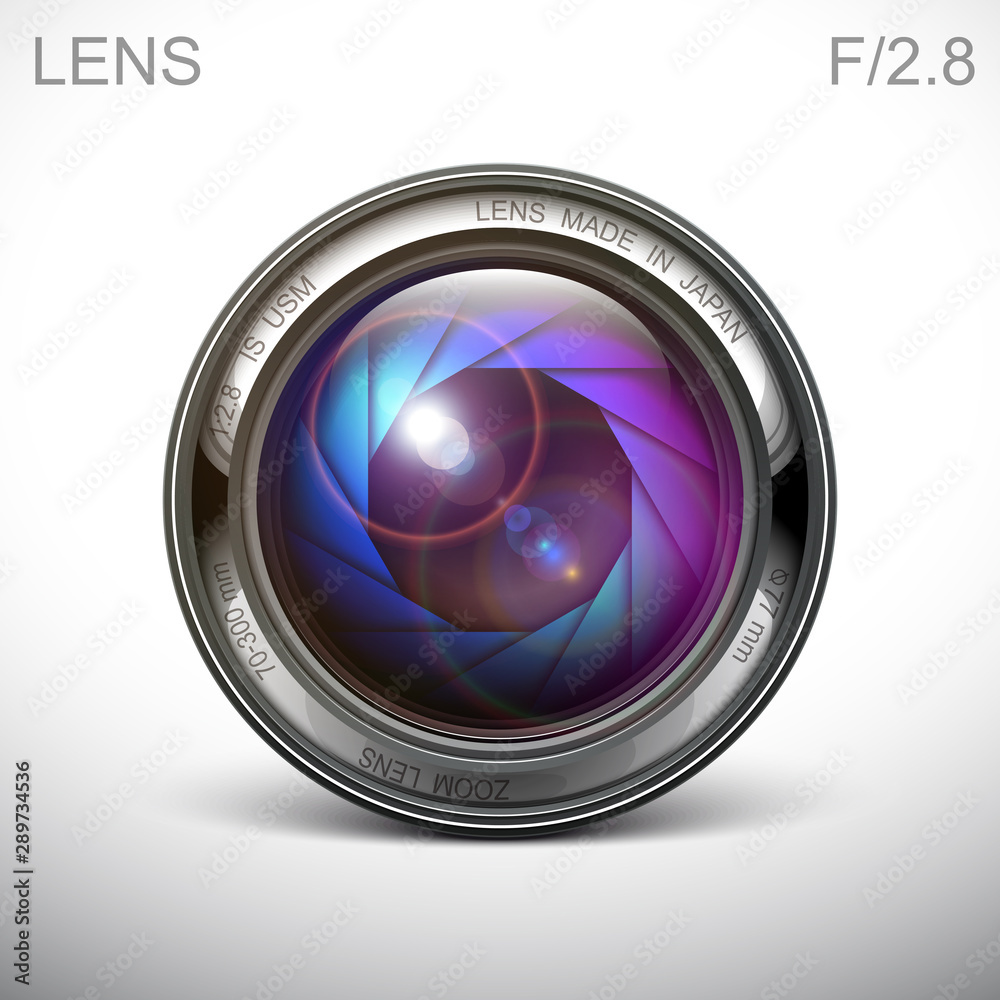 set camera lens object-glass photography background illustration ...