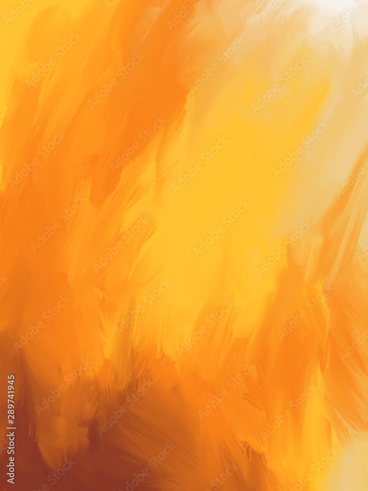 Abstract Fire Background Hand Drawn Abstract Oil Painting Background 