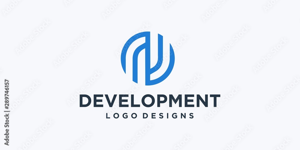 circle development logo design inspiration Stock Vector | Adobe Stock circle development logo design inspiration Stock Vector | Adobe Stock