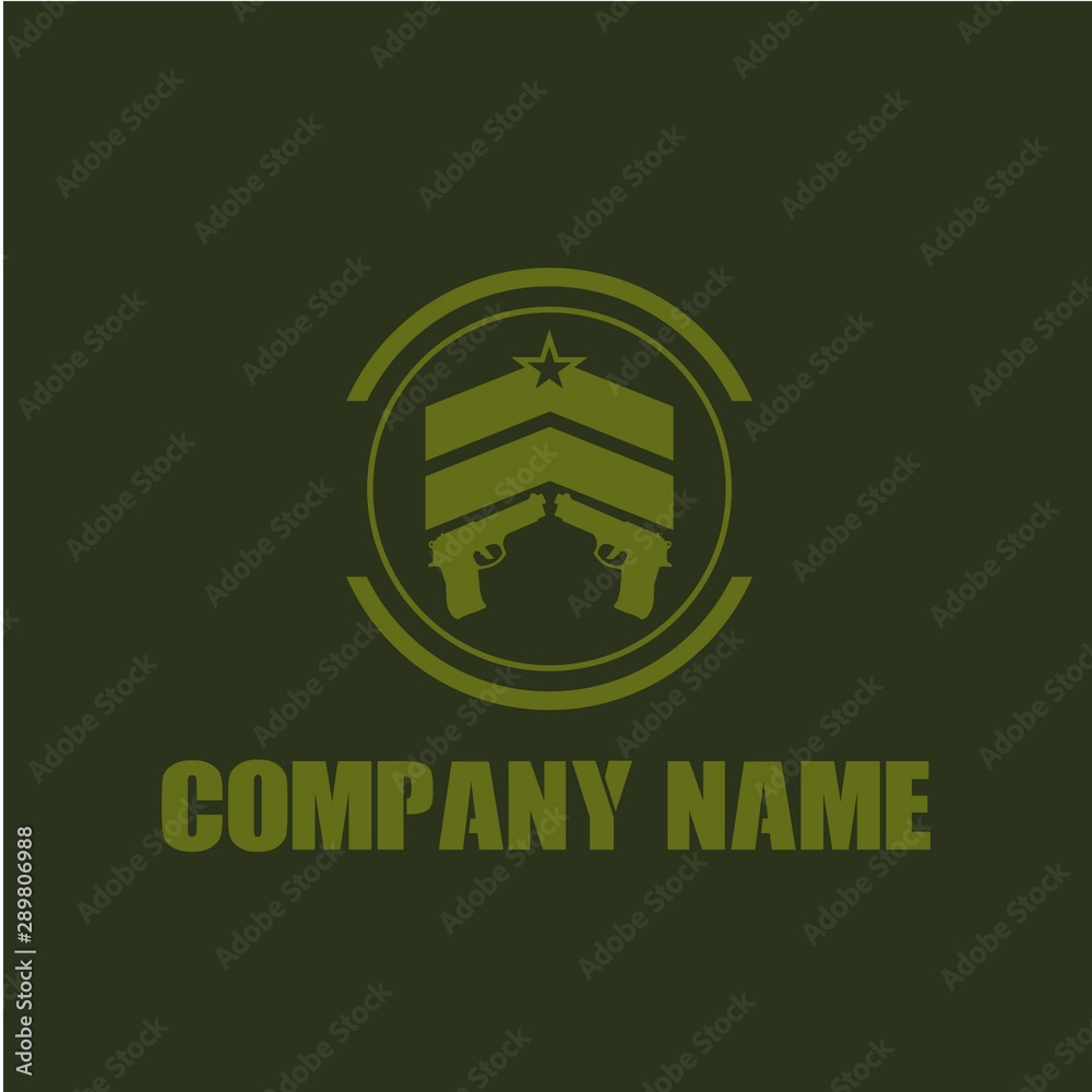 Military and armored vehicles logo and badges. Graphic template. Vector ...