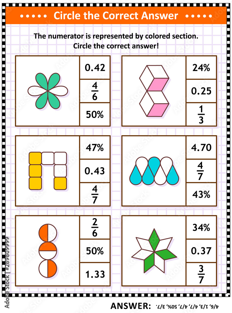 Math puzzle, worksheet or task cards for school children and adults ...