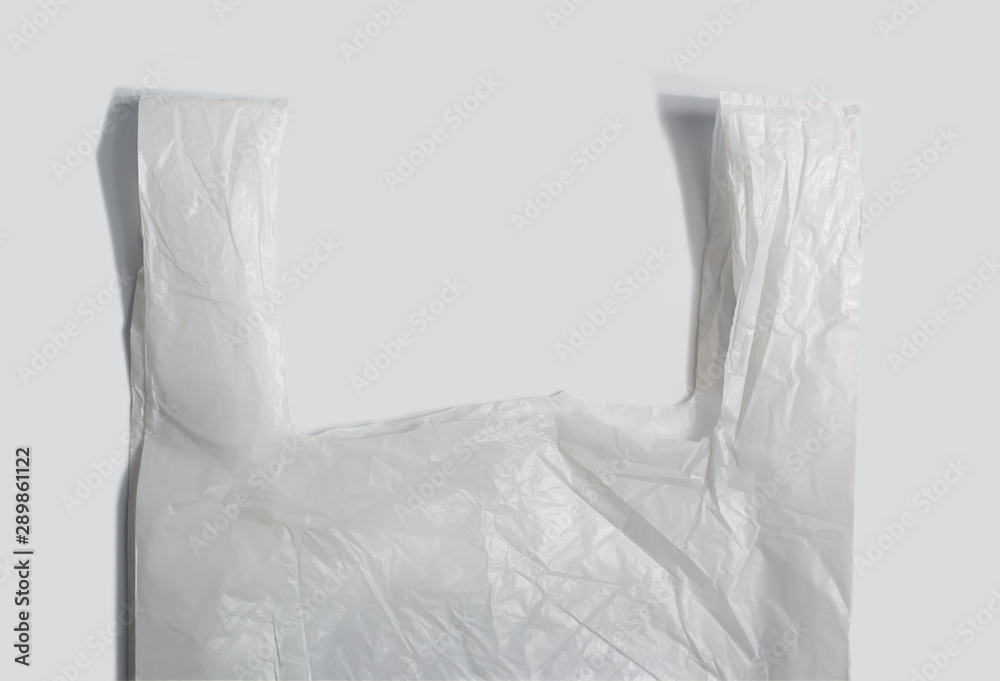 white plastic bag on white background. A White Plastic Bag Texture ...