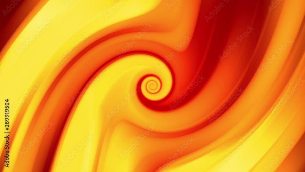 A red yellow gradient of a bright fire color changes slowly and ...