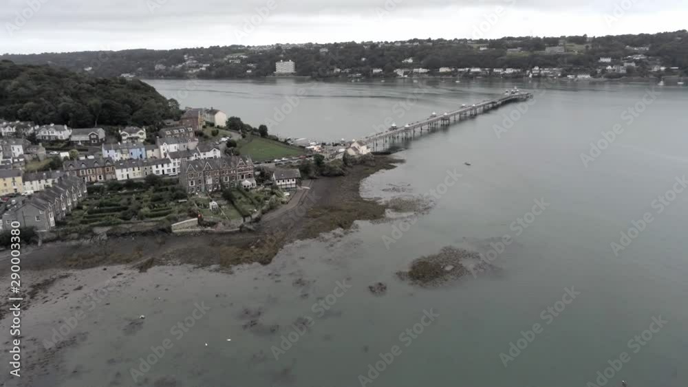 Garth Pier, Bangor North Wales. British coastal Victorian seaside ...