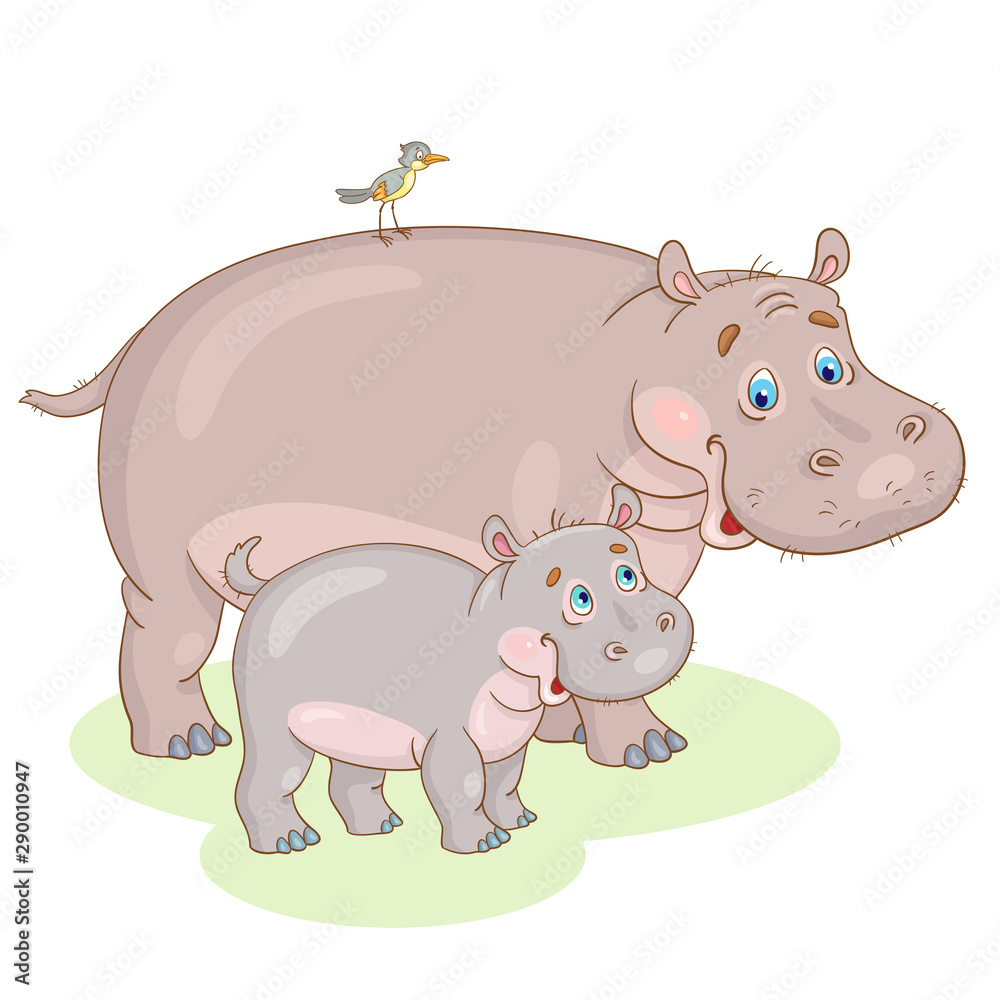 Cartoon Hippo