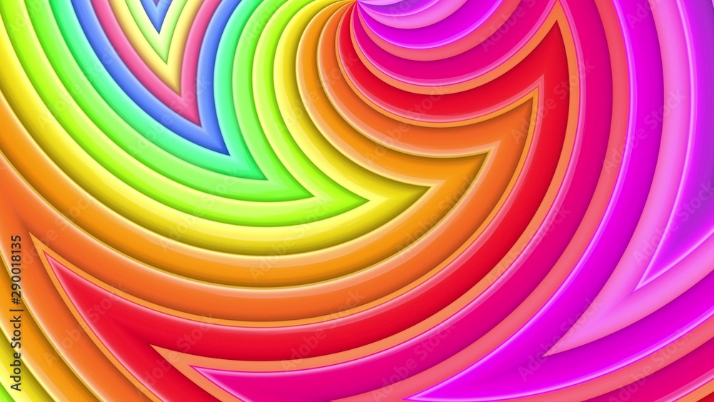 Moving Rainbow Animations