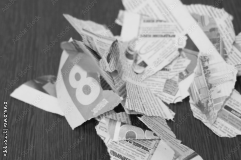 Scattered Papers On The Floor