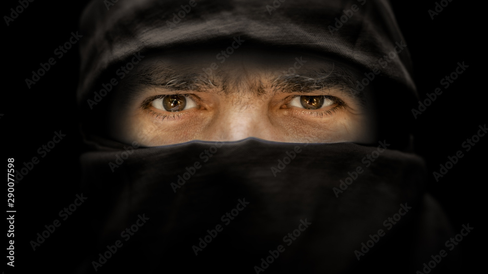 arabic male eyes portrait Stock Photo | Adobe Stock