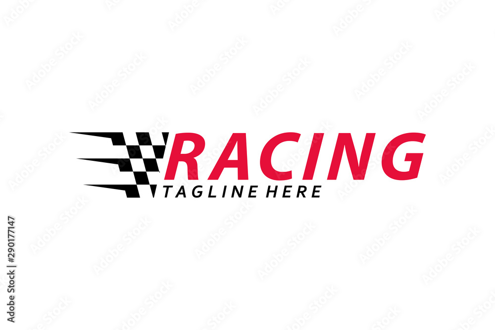 race logo icon vector isolated Stock Vector | Adobe Stock
