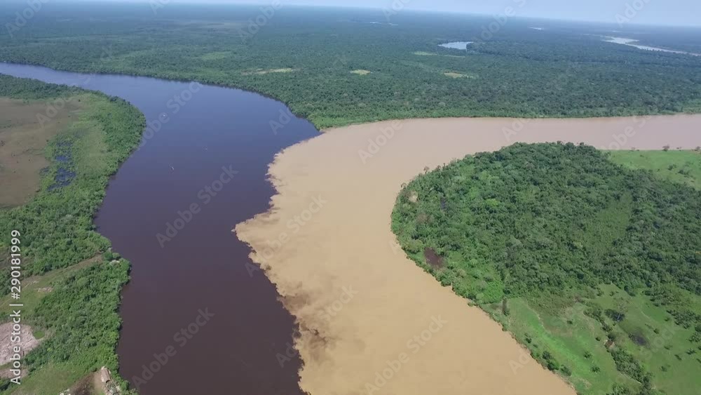Estrella Fluvial del Oriente, rio Iniria y Guaviare encontrandose en ...