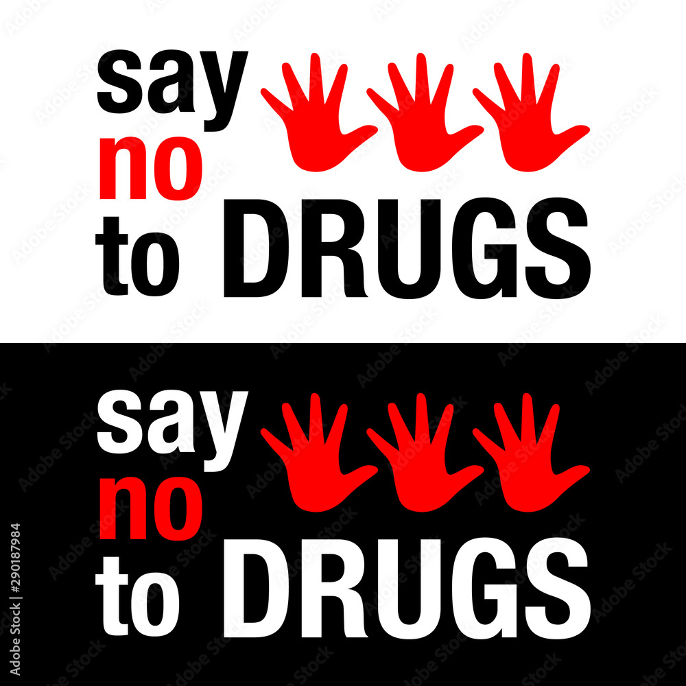 Say No To Drugs Lettering No Drugs Allowed Drugs Icon In Prohibition say-no-to-drugs-lettering-no-drugs-allowed-drugs-icon-in-prohibition