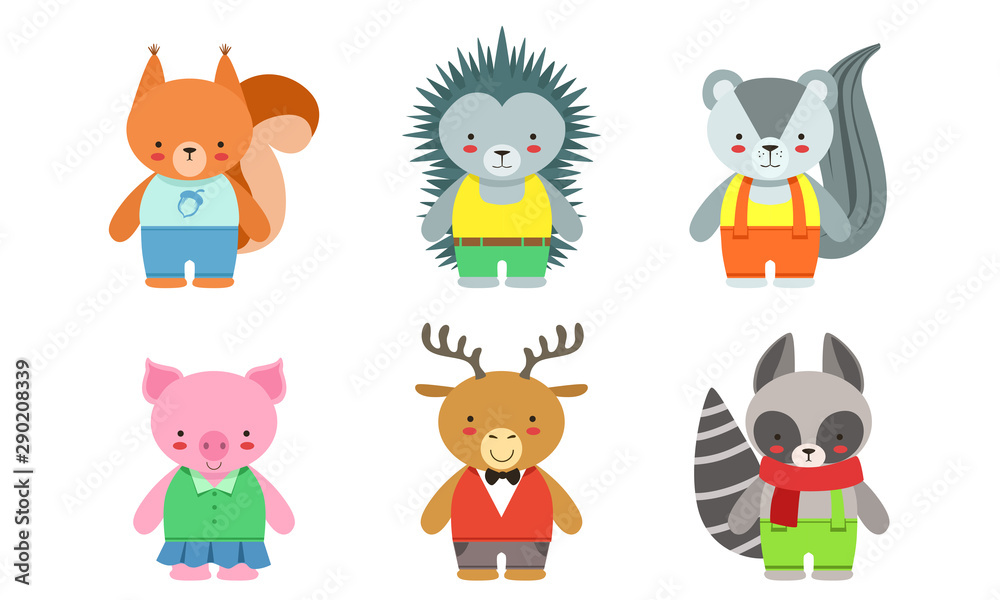 Cute Baby Animals In Clothes