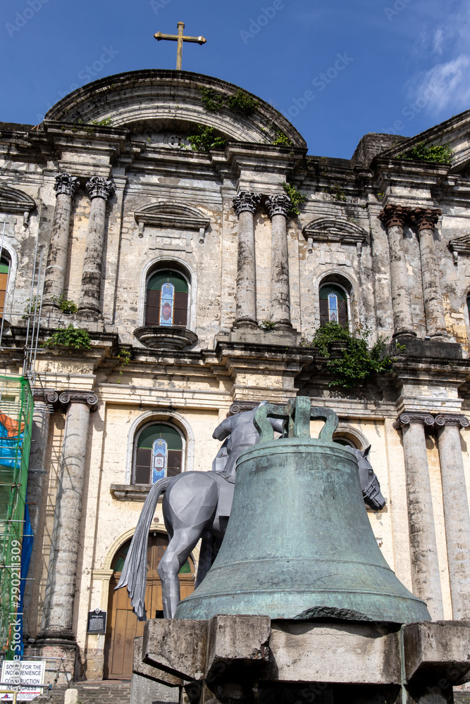 Taal Basilica - largest church in the Philippines and in Asia Stock ...