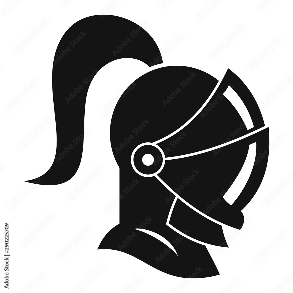 Knight avatar icon. Simple illustration of knight avatar vector icon ...