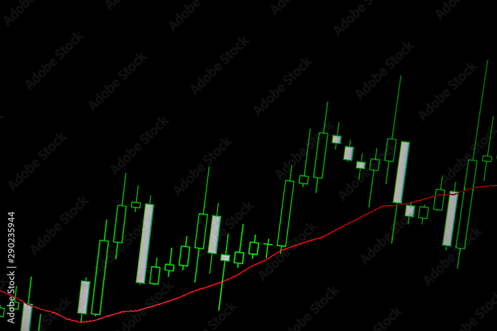 stock market interface on lcd display with blur and moire effects,ECN ...