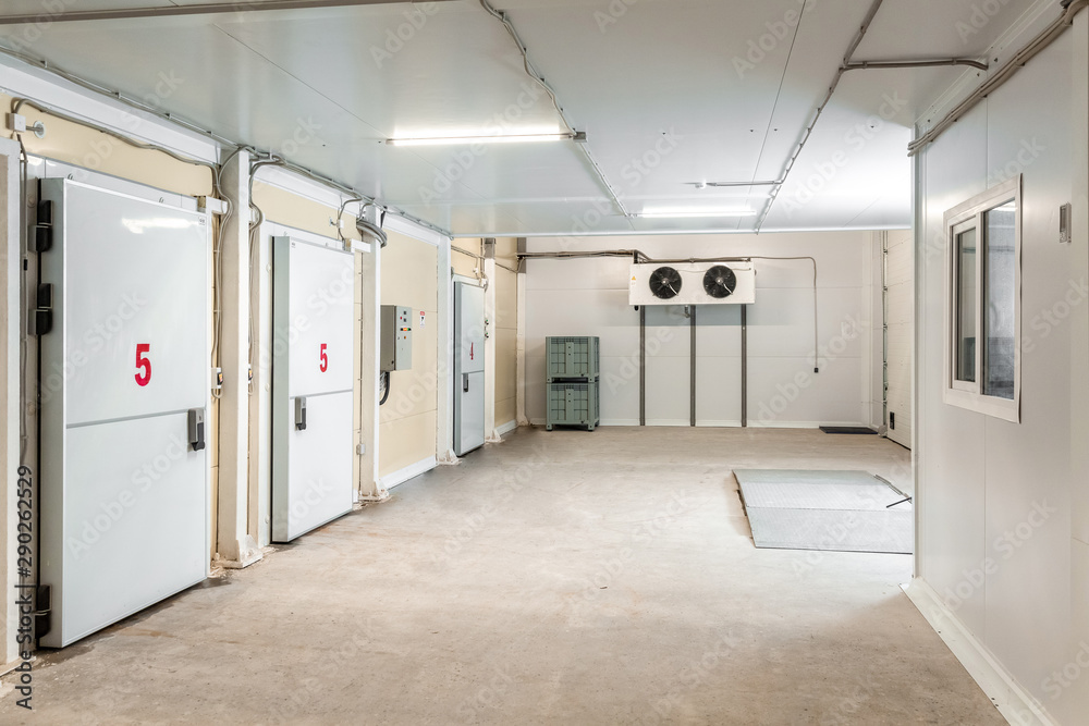 industrial cooling chamber outside view Stock Photo | Adobe Stock